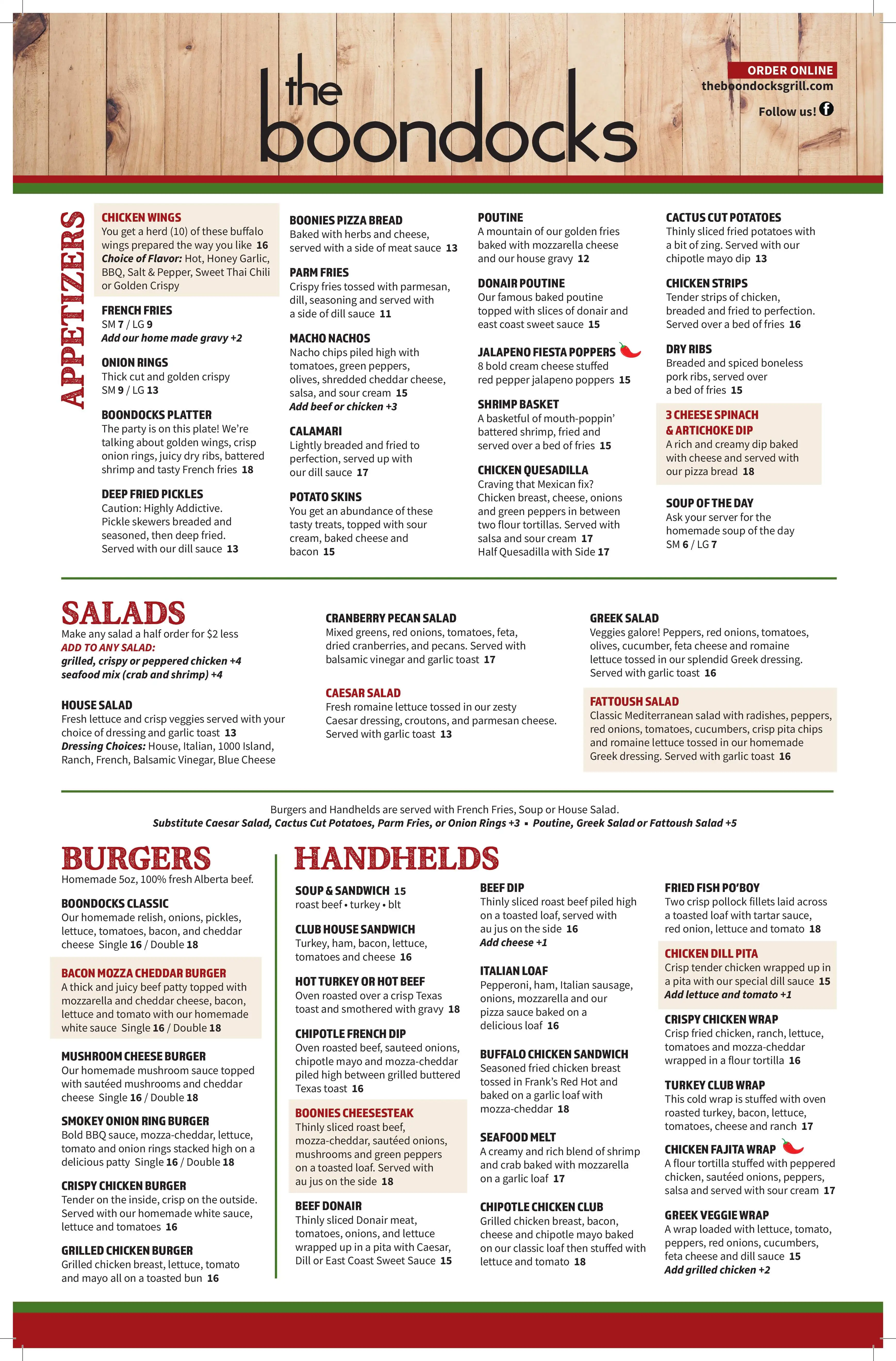 The Boondocks Grill